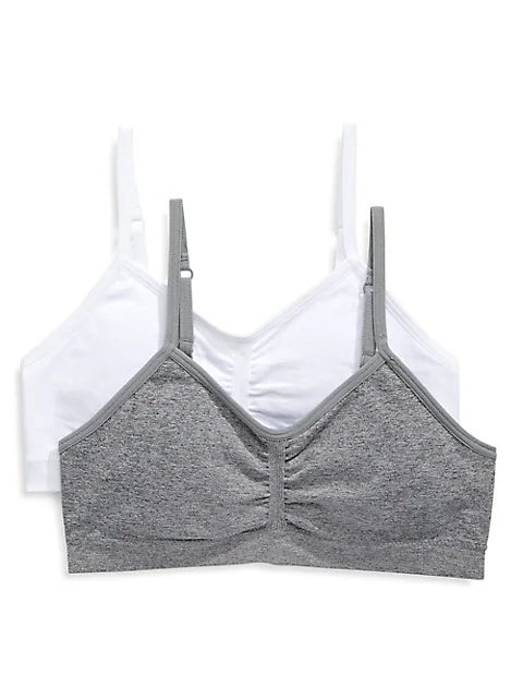 Maidenform Girl Seamless Ruched Crop Bralette– DressionStore