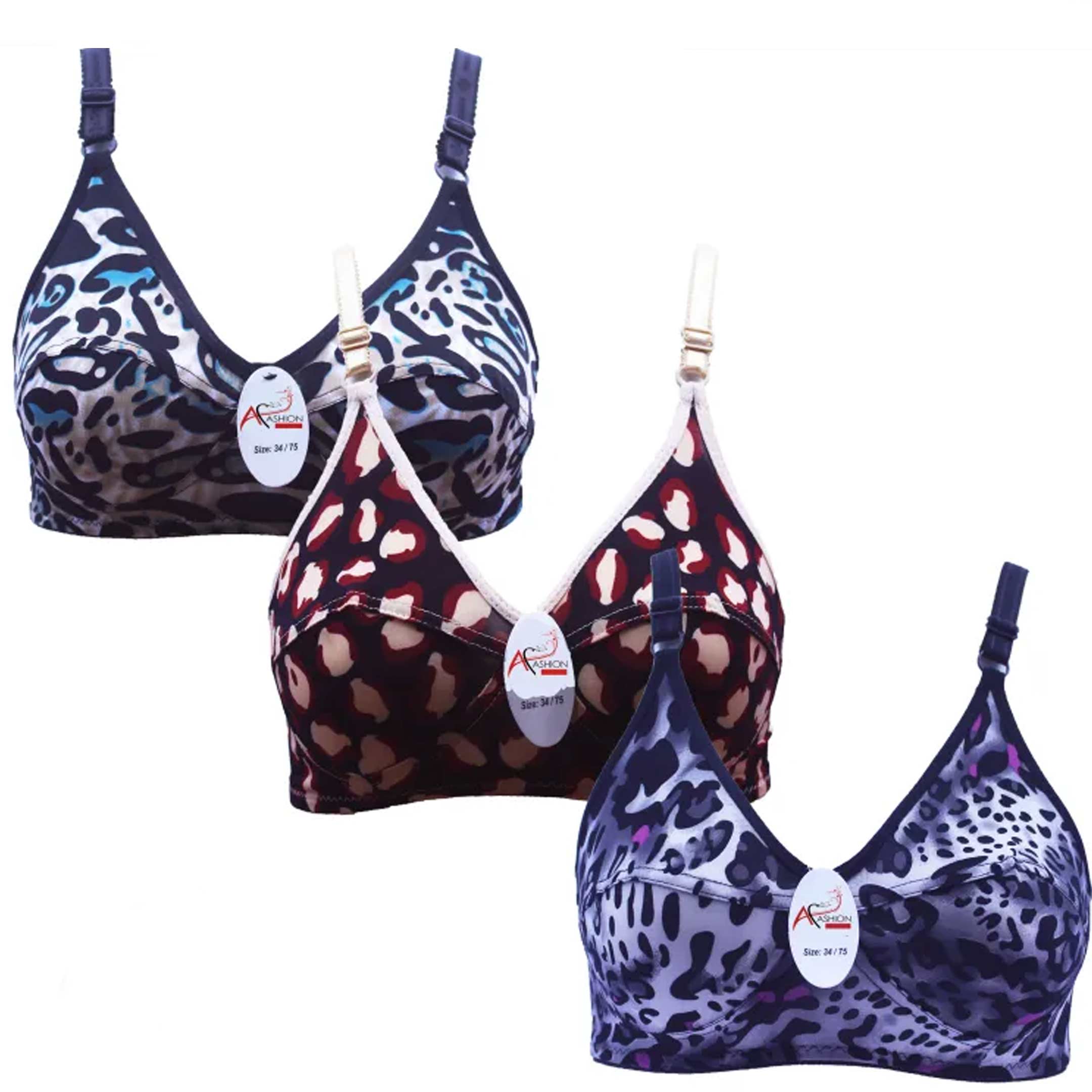 Pack of 02 Bunyani Floral Bra– DressionStore