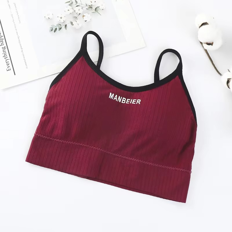 New Sports Cotton Fabric Sports Bra– DressionStore
