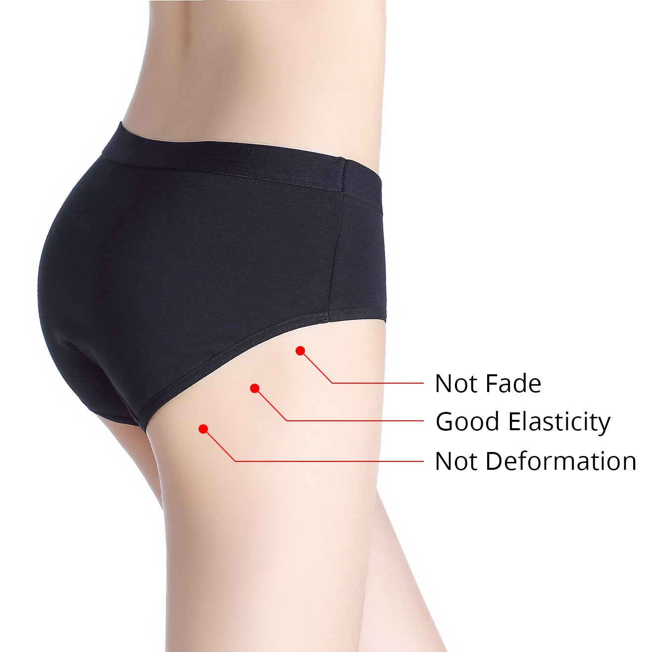 Pack of 5 Cotton Basic Panties– DressionStore