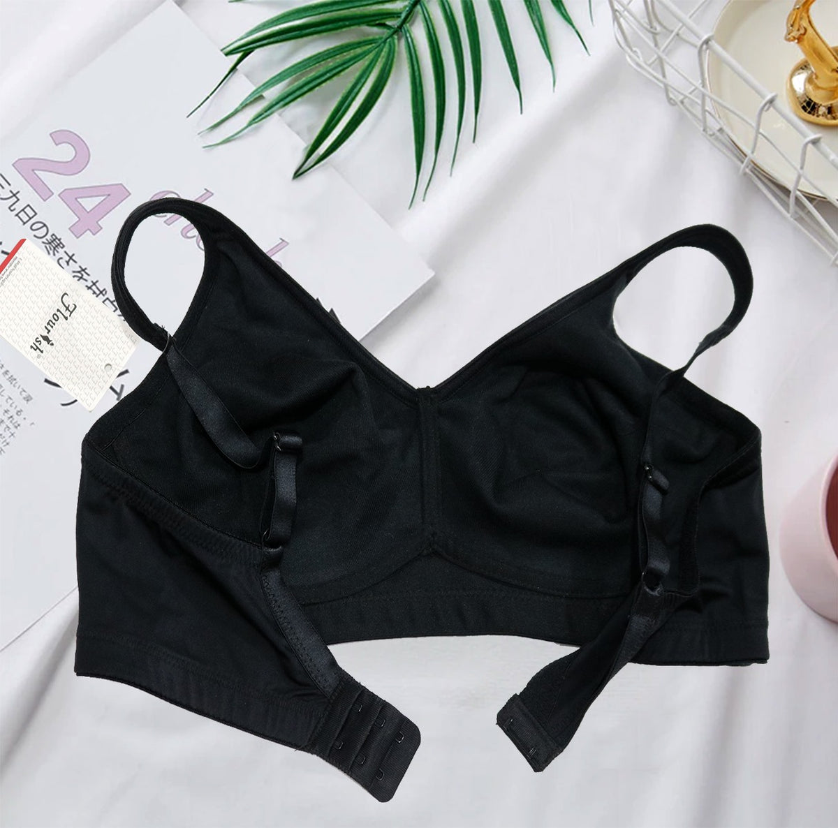 Black Plus Size Reducer Bra– DressionStore